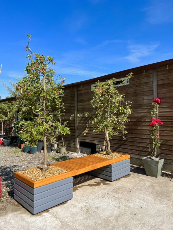 Contemporary Planter Bench - Blueberry Hill Design