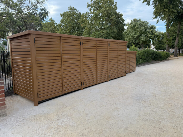 Bin Store Enclosures - Blueberry Hill Design