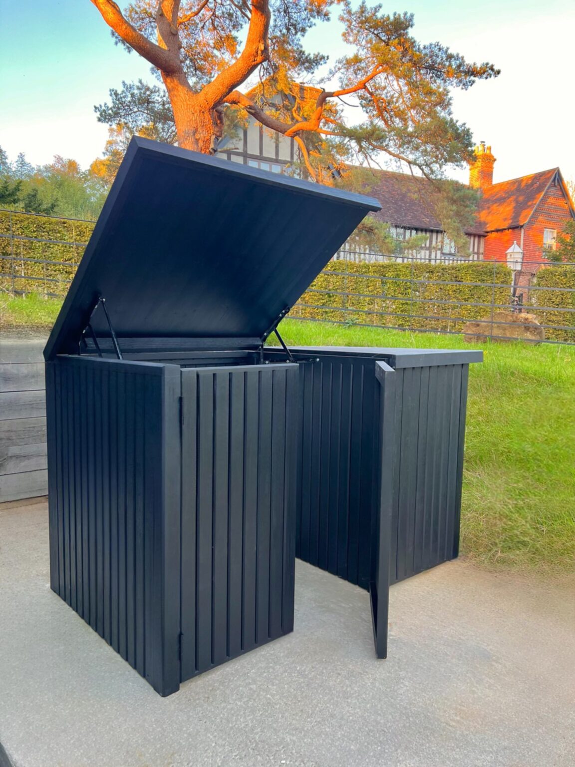 Bin Store Enclosures - Blueberry Hill Design