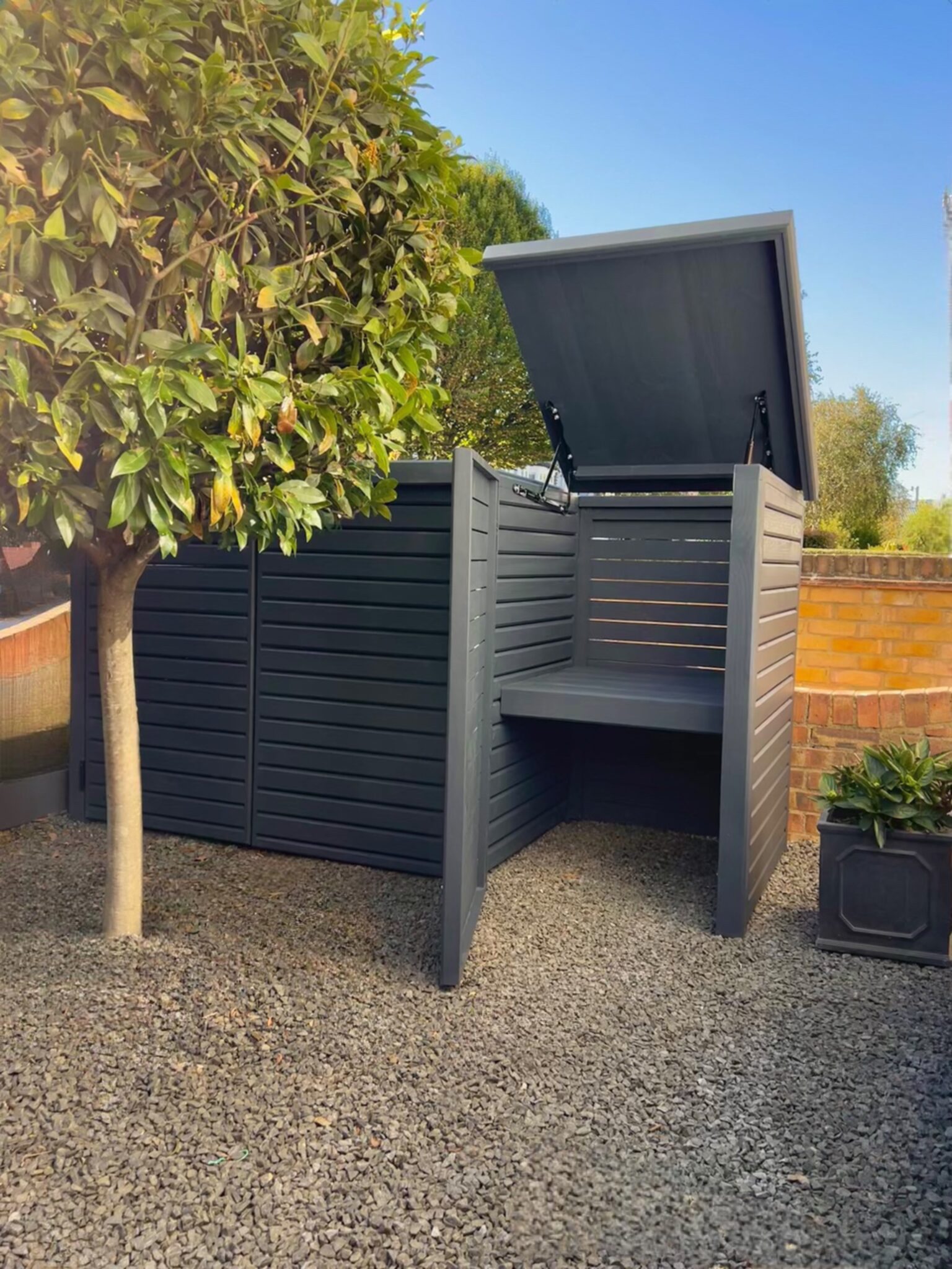 Bin Store Enclosures - Blueberry Hill Design