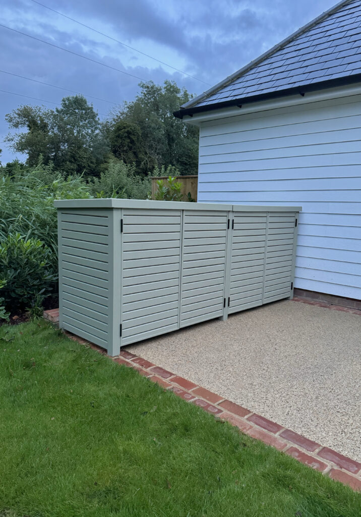 Bin Store Enclosures - Blueberry Hill Design